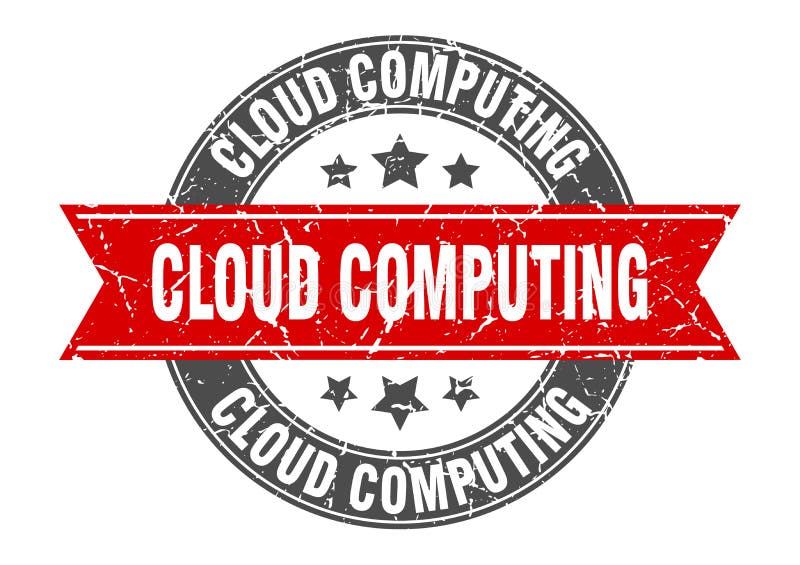 Cloud Computing Sign. Cloud Computing Circular Band Label. Cloud Computing Sticker Stock Vector ...