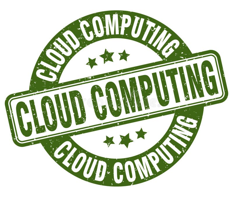 Cloud Computing Stamp. Cloud Computing Label. Round Grunge Sign Stock ...
