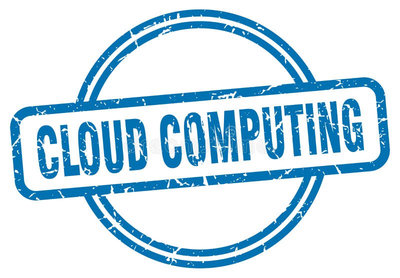 Cloud Computing Stamp. Cloud Computing Round Grunge Sign Stock Vector ...