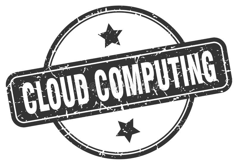 Cloud Computing Stamp. Cloud Computing Round Grunge Sign Stock Vector ...