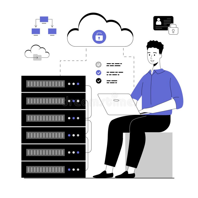 Database Concept Cloud Computing Stock Illustrations – 78,463 Database Concept Cloud Computing ...