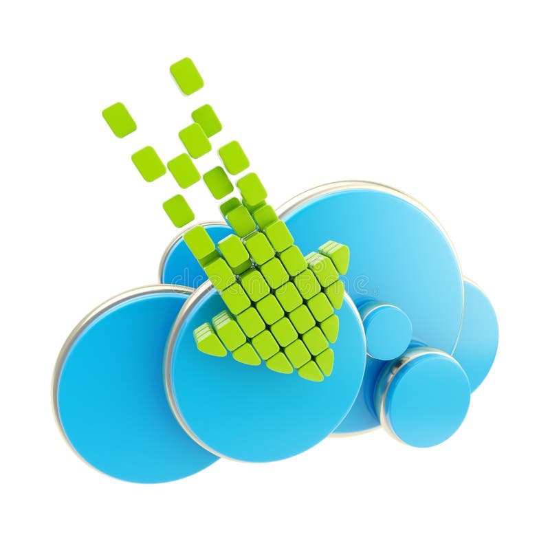 Cloud Computing Icon Communication Stock Vector - Illustration of ...