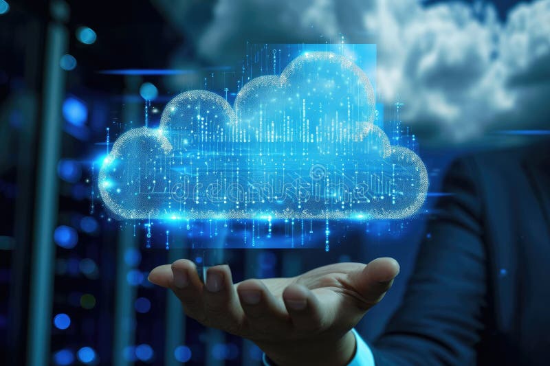 Cloud Computing Technology Cloud Computing Network Data Storage Technology Service Cyber ...