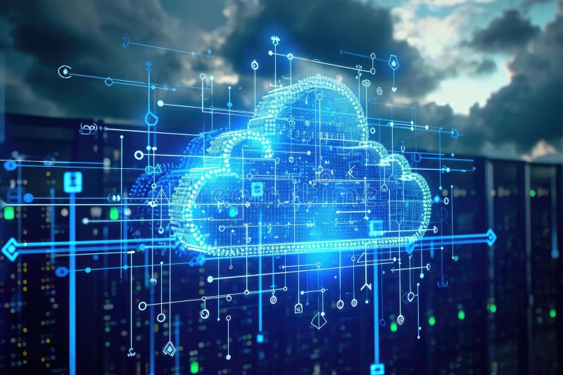 Cloud Computing Technology Cloud Computing Network Data Storage Technology Service Cyber