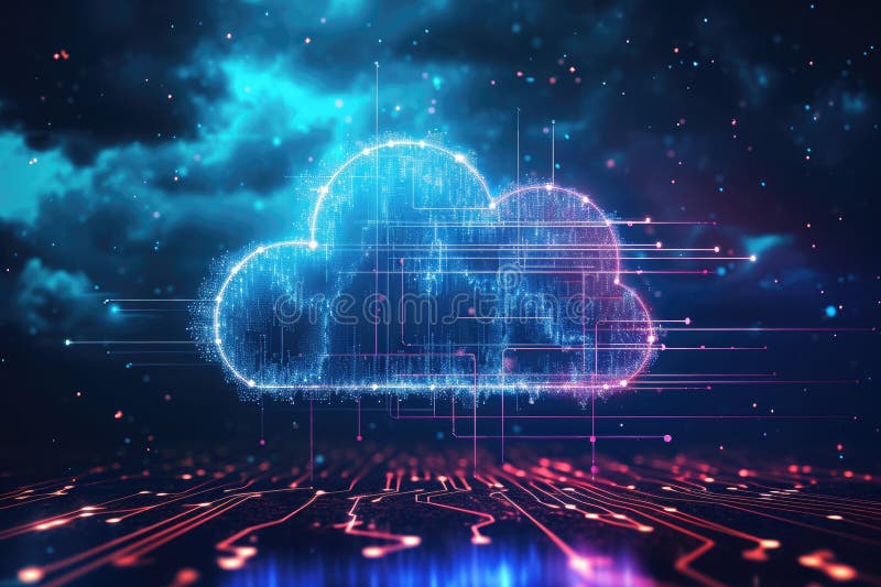 Cloud Computing Technology Cloud Computing Network Data Storage Technology Service Cyber