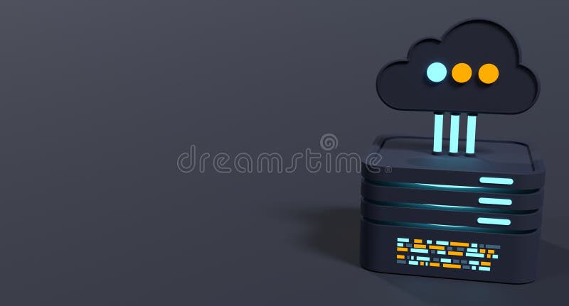 Cloud Computing Technology Cloud Data Center With Hosting Server