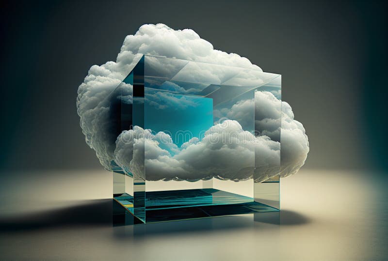 Cloud Computing Technology Concept Generative Ai Stock Illustration Illustration Of Cloud