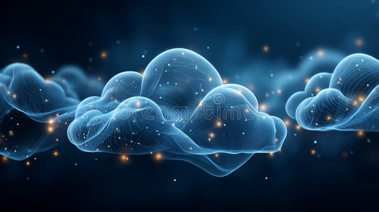 Cloud Computing Technology Concept Transfer Database To Cloud Stock Image - Image of backup ...