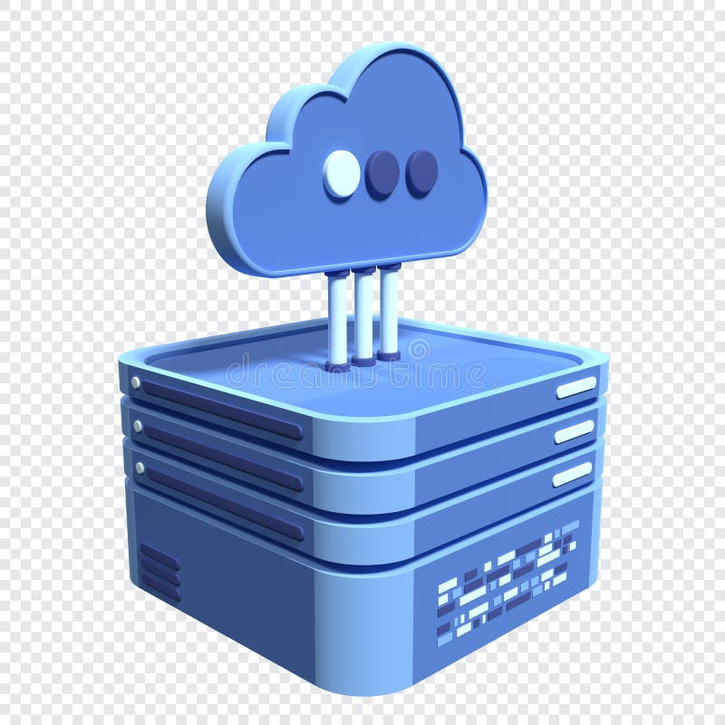 3d Render Of Database Database Server 3d Render Icon Network And