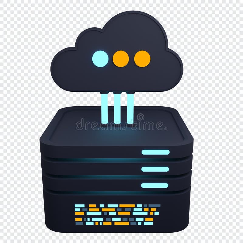 Cloud Computing Technology. Cloud Data Center with Hosting Server ...