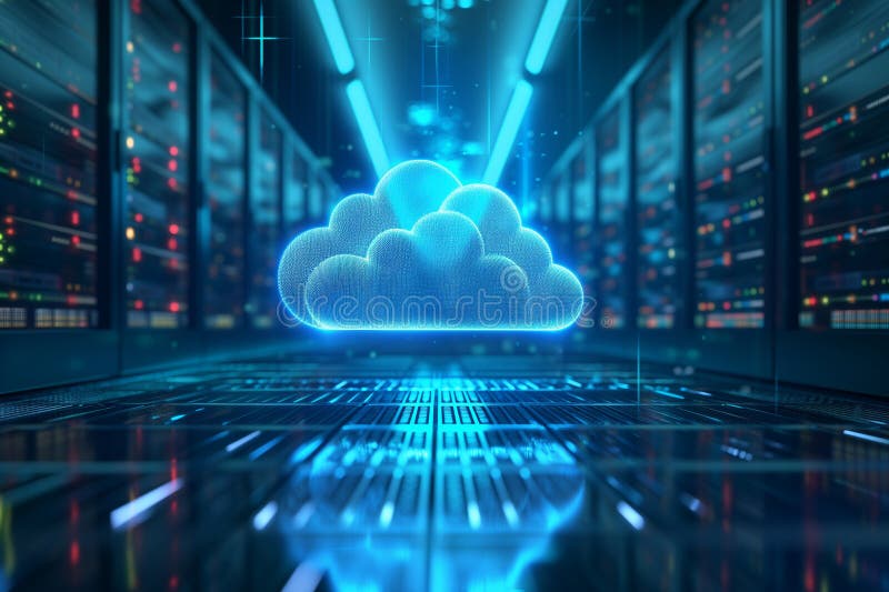 Cloud Computing Technology in Data Centers , Digital Innovation Stock ...
