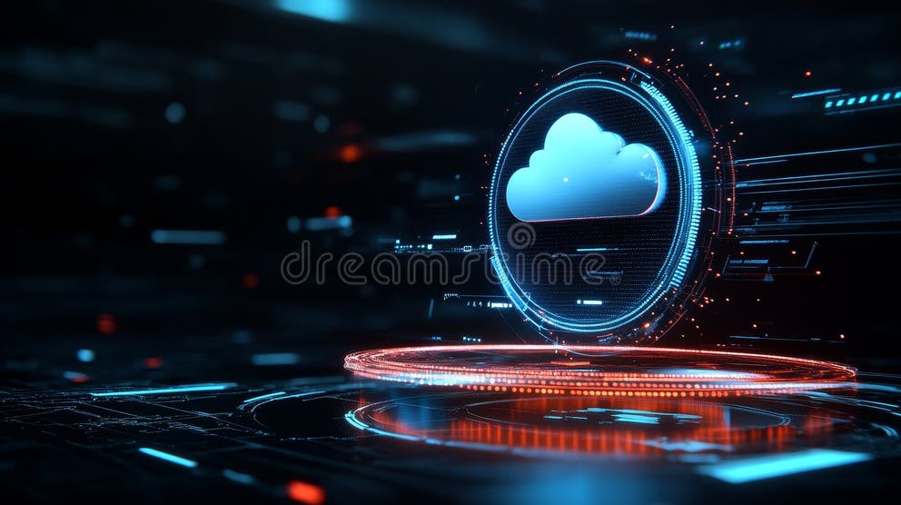 Cloud Computing Technology Future of Data Storage and Access Showcasing ...