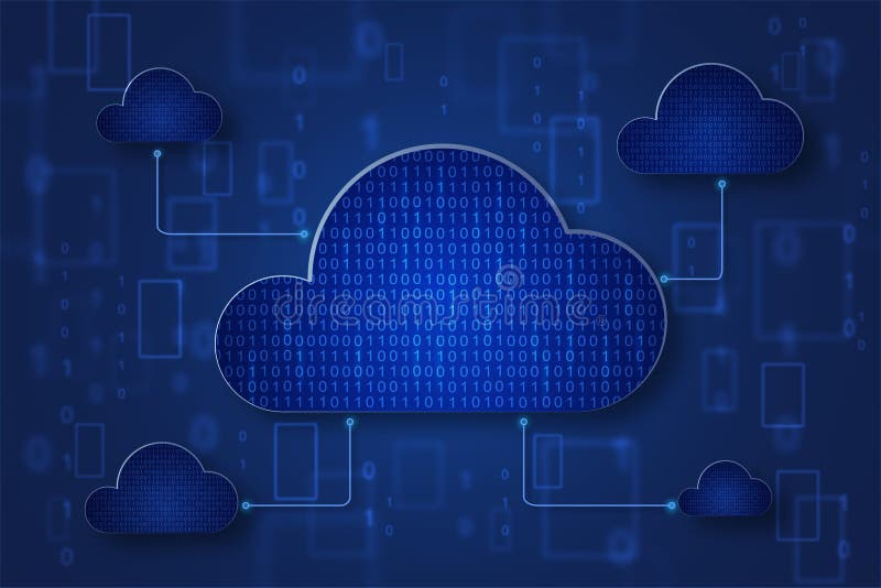 Cloud Computing Technology Internet, Concept of Cloud Computing. Computer System Technology that ...