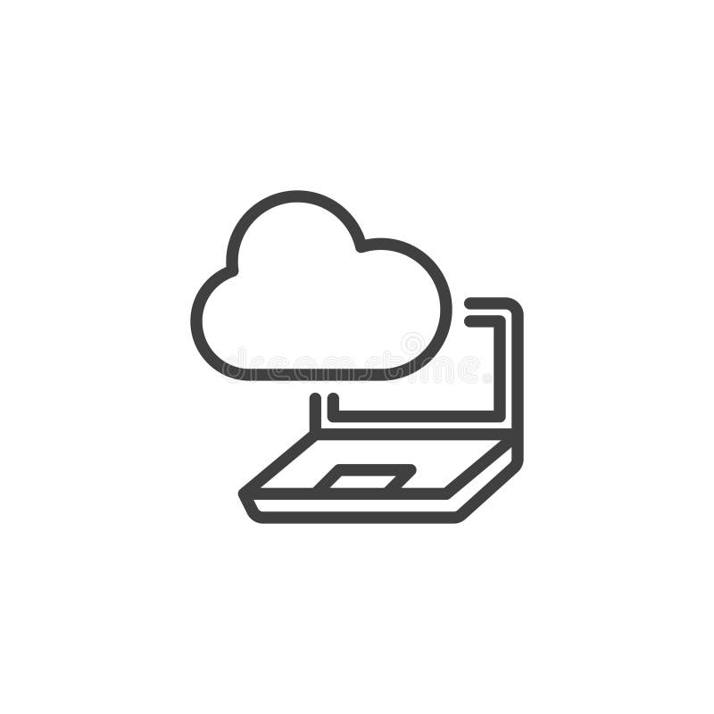 Cloud Computing Technology Vector Icons Set Stock Vector - Illustration of pixel, connection ...