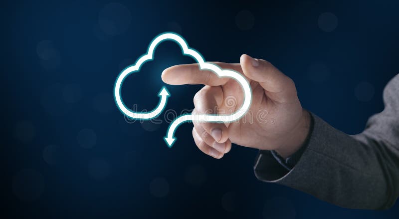 Cloud Computing Technology And Online Data Storage For Business Network
