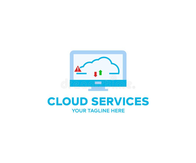 Cloud Computing Technology and Online Data Storage Logo Design ...