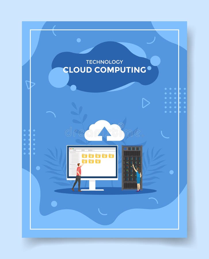 Cloud Computing for Template of Banners, Flyer, Books, and Magazine ...