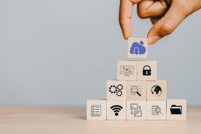 Cloud Computing To Download And Loading Data Information And Upload On System Network