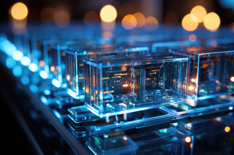 Cloud Computing Transfer Big Data on Internet. Futuristic Digital ...