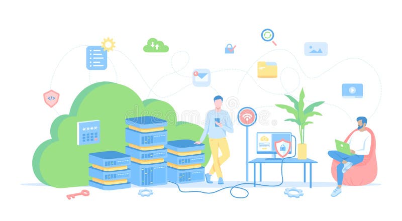 Computer Users Banner Stock Illustrations – 957 Computer Users Banner ...