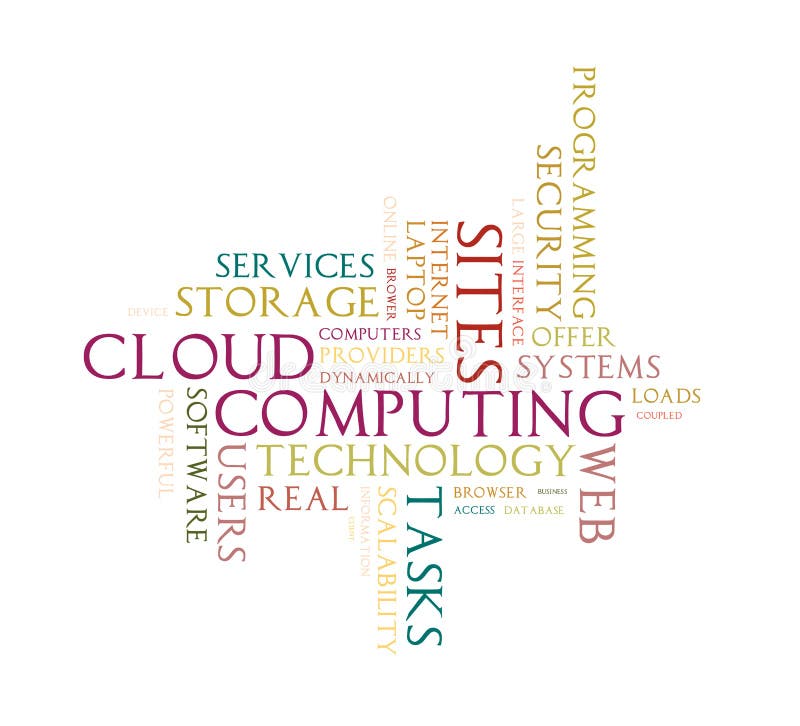 Cloud Computing word cloud stock illustration. Illustration of sotfware ... Cloud Computing word cloud stock illustration. Illustration of sotfware ...