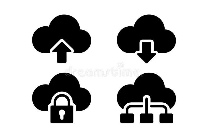 Cloud Computings Upload Download Security and Network Connection for Digital Technology Design ...