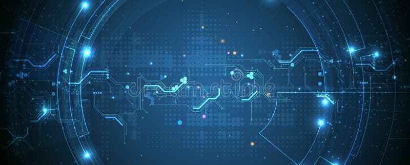 Cloud Concept Technology Background and Network Security Stock Vector ...