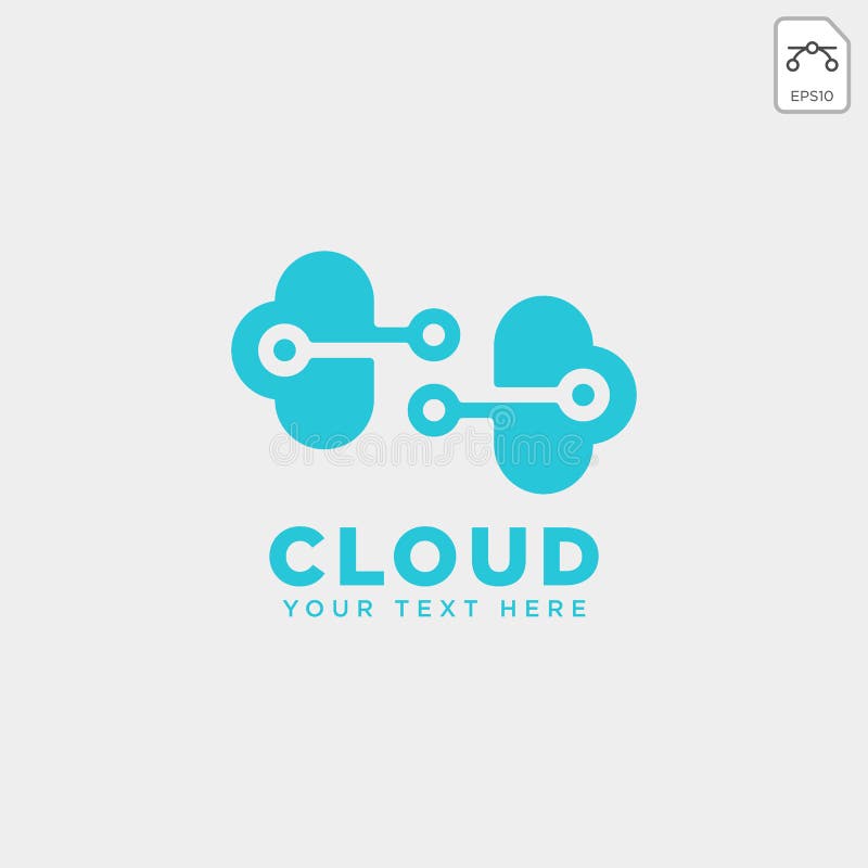 Cloud Connection Communication Creative Logo Template Vector ...