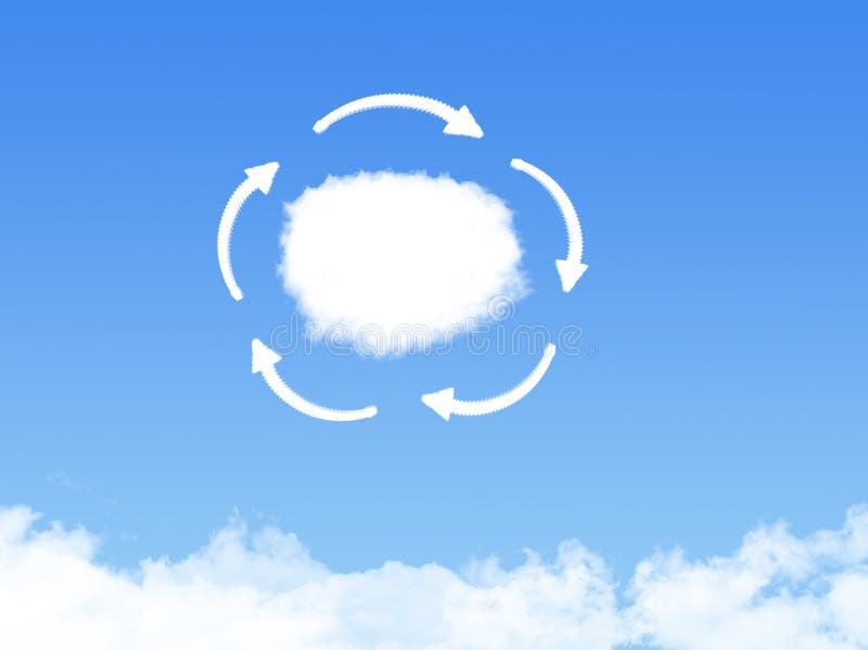 Cloud Connection Technology Abstract Stock Illustration - Illustration ...