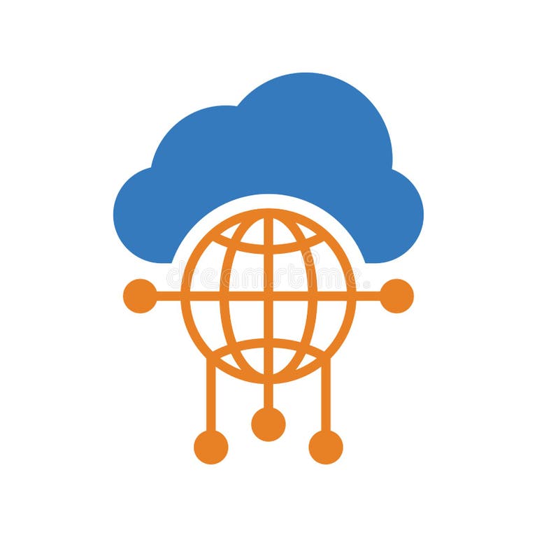 Cloud, Connectivity, Network Icon. Simple Editable Vector Graphics ...