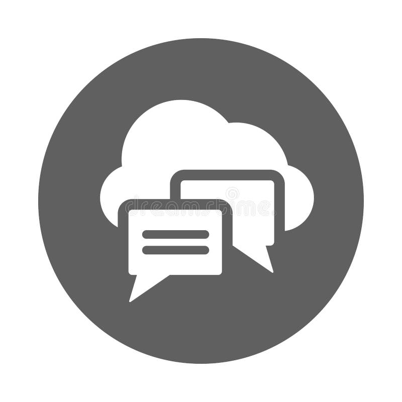 Cloud, Conversion Icon. Gray Vector Graphics Stock Vector ...