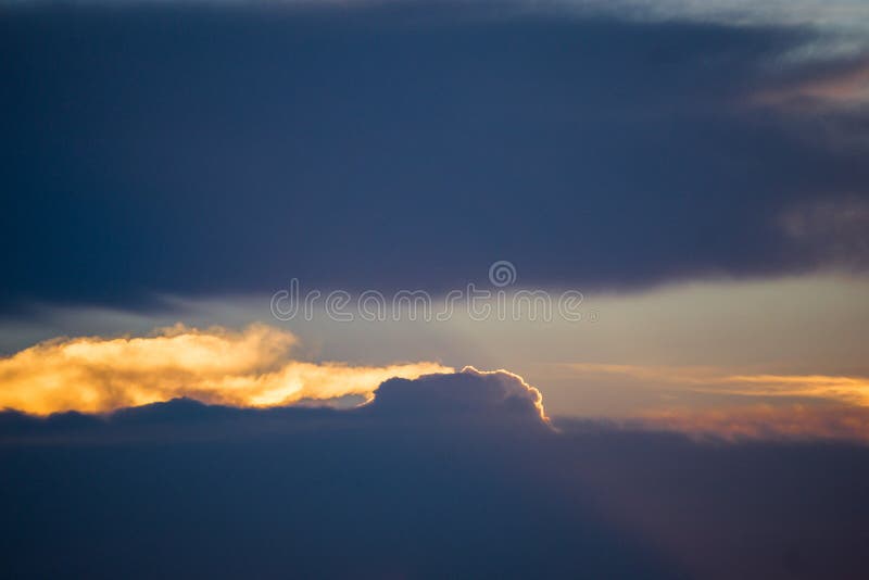 Cloud crack stock photo. Image of cloud, light, sunset - 142793008
