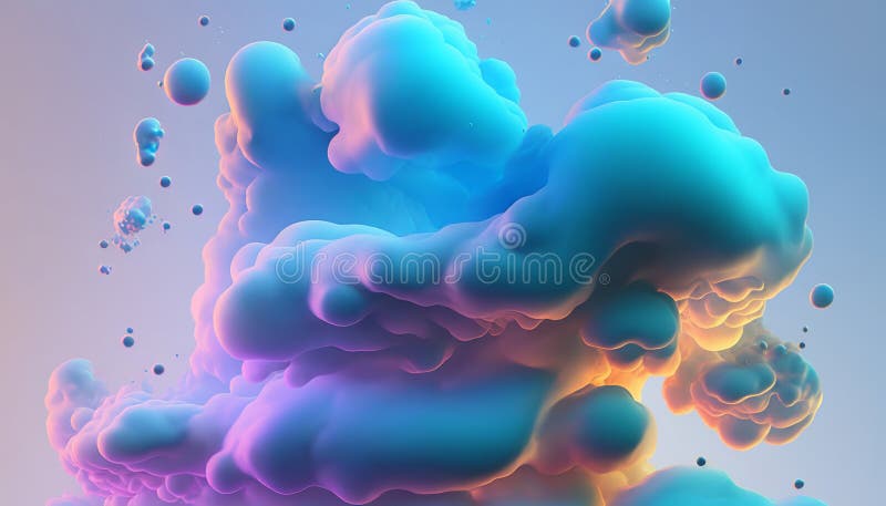 Cloud Creative Background. Using Your IU UX Design. Stock Photo - Image ...