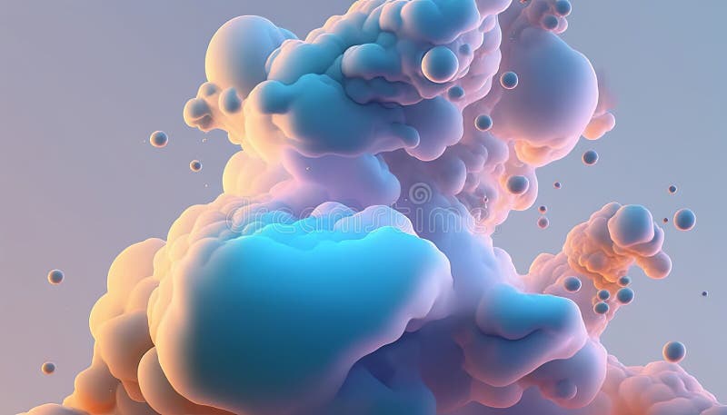 Cloud Creative Background. Using Your IU UX Design. Stock Photo - Image ...