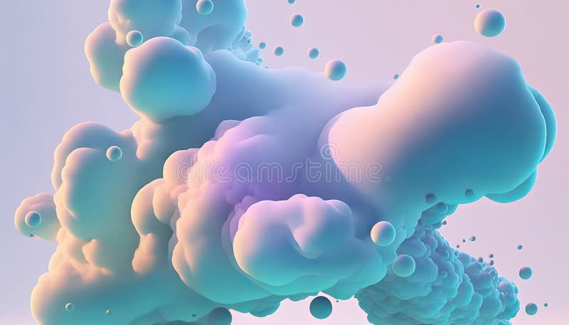 Cloud Creative Background. Using Your IU UX Design. Stock Image - Image ...