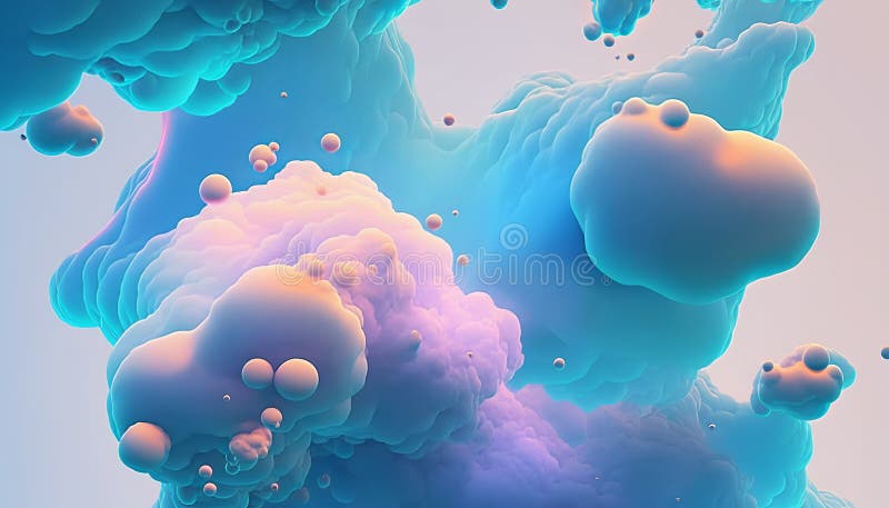 Cloud Creative Background. Using Your IU UX Design. Stock Illustration ...