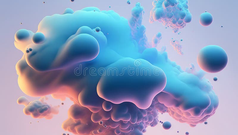 Cloud Creative Background. Using Your IU UX Design. Stock Photo - Image ...