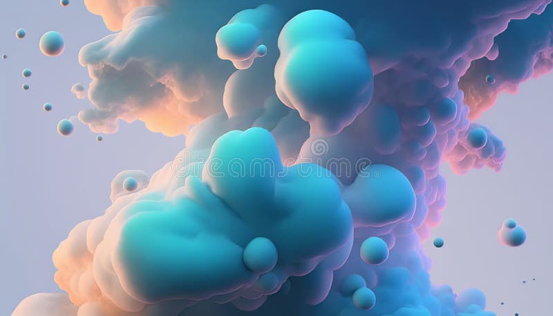 Cloud Creative Background. Using Your IU UX Design. Stock Photo - Image ...