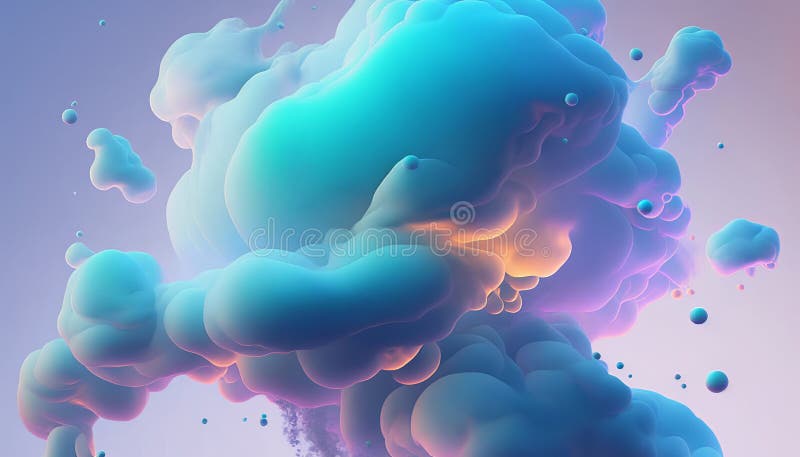 Cloud Creative Background. Using Your IU UX Design. Stock Photo - Image ...
