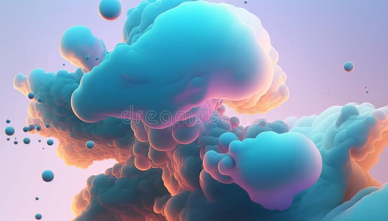 Cloud Creative Background. Using Your IU UX Design. Stock Image - Image ...