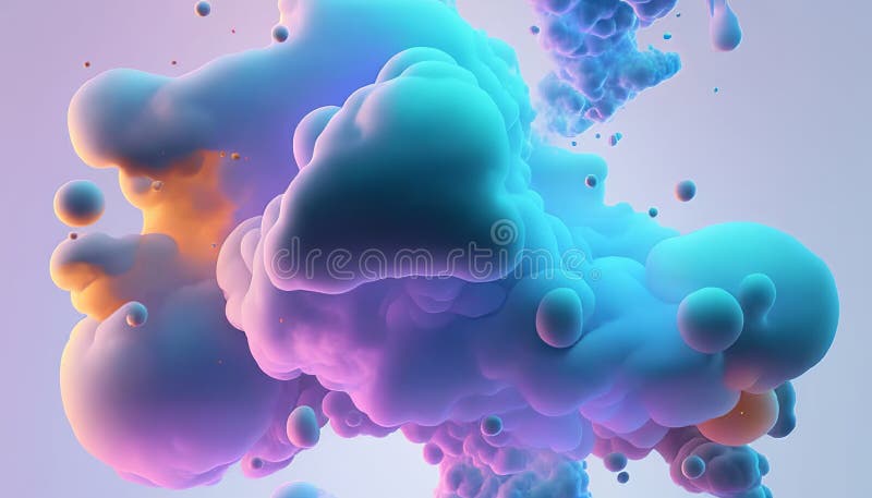 Cloud Creative Background. Using Your IU UX Design. Stock Image - Image ...