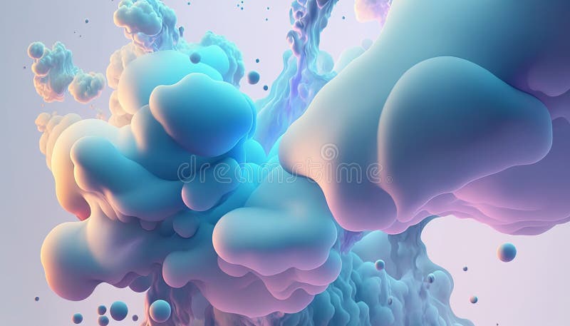 Cloud Creative Background. Using Your IU UX Design. Stock Image - Image ...