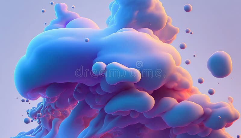 Cloud Creative Background. Using Your IU UX Design. Stock Image - Image ...