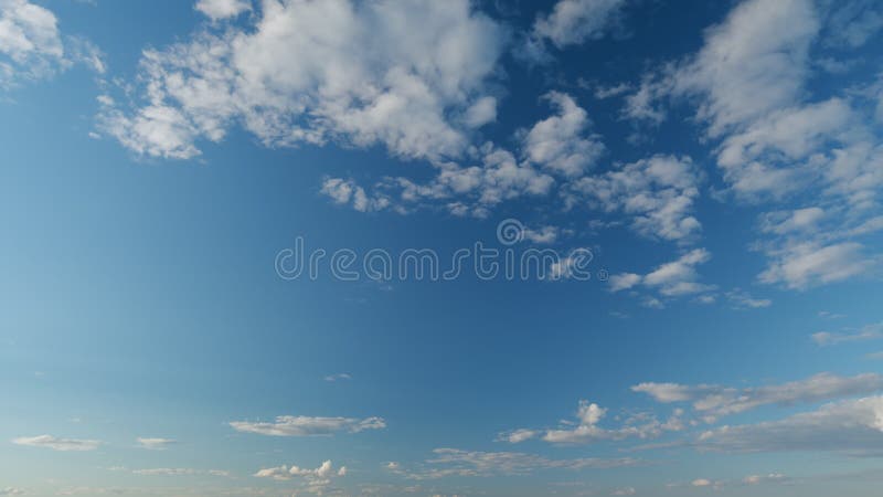Cloud Cumulus and Cirrocumulus on Different Layers Clouds Nature ...
