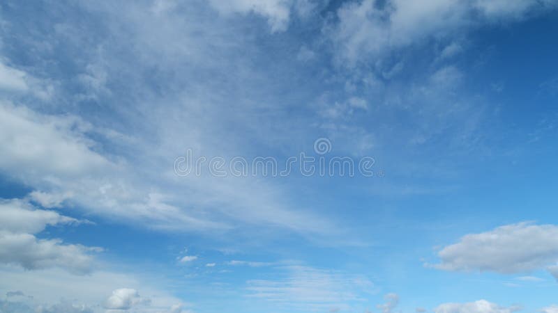 Cloud Cumulus and Cirrus on Different Layers Clouds Nature Background ...