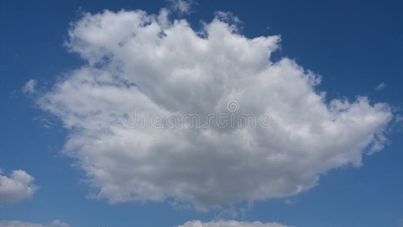 Cloud Cumulus Clouds of Vertical Development Stock Image - Image of ...