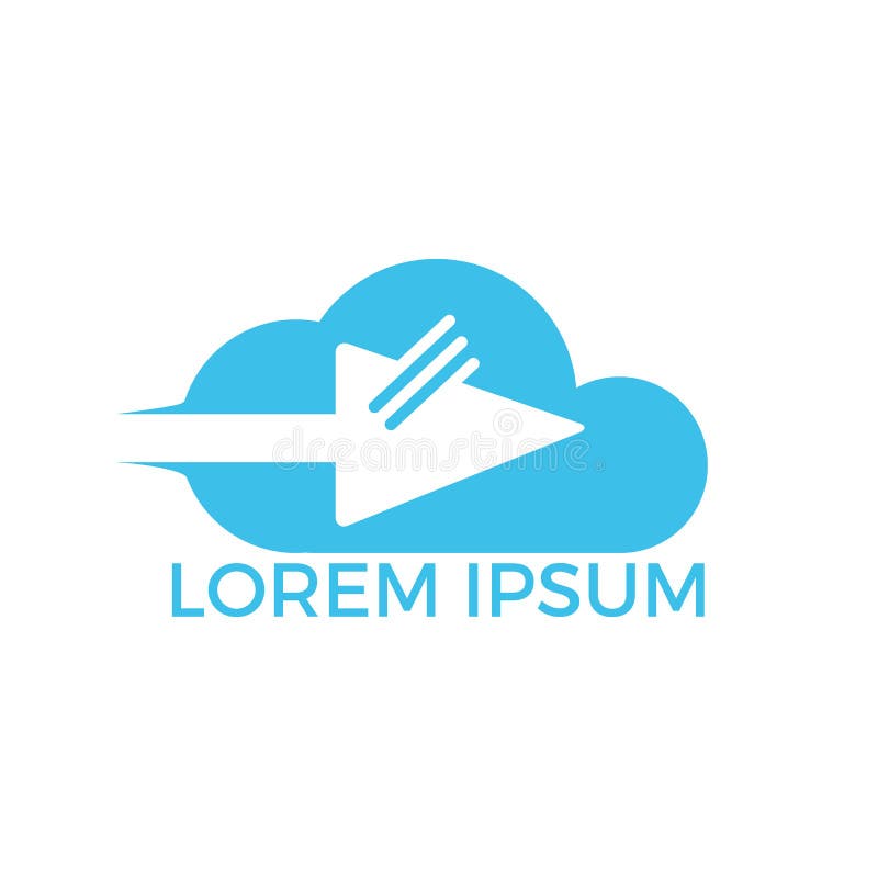 Cloud and Cursor Online Logo Design. Stock Vector - Illustration of icon, data: 142831092