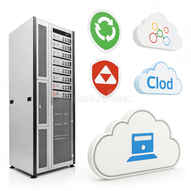 Cloud Data Concept Design Isolated on Transparent Background Stock ...