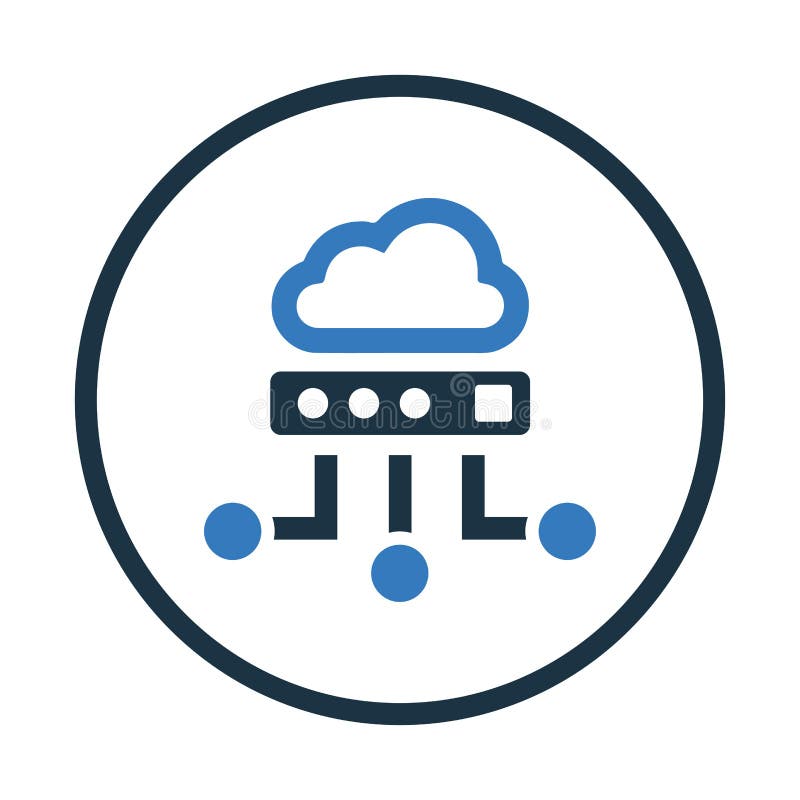 Cloud, Data, Connection Icon. Simple Editable Vector Graphics Stock ...