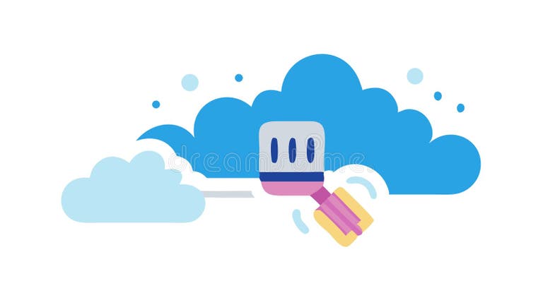 Cloud Data Deletion Icon, Secure Information Erasure, Vector Design ...